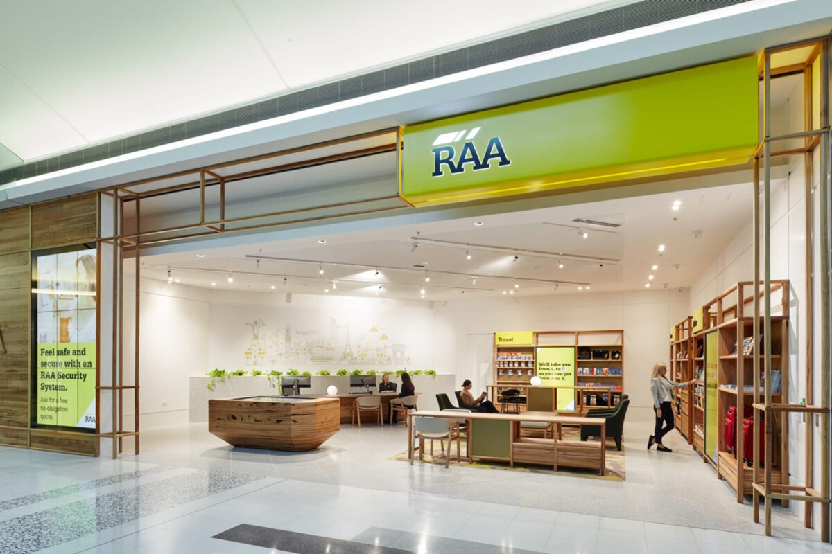 RAA Colonnades Shop Fitout